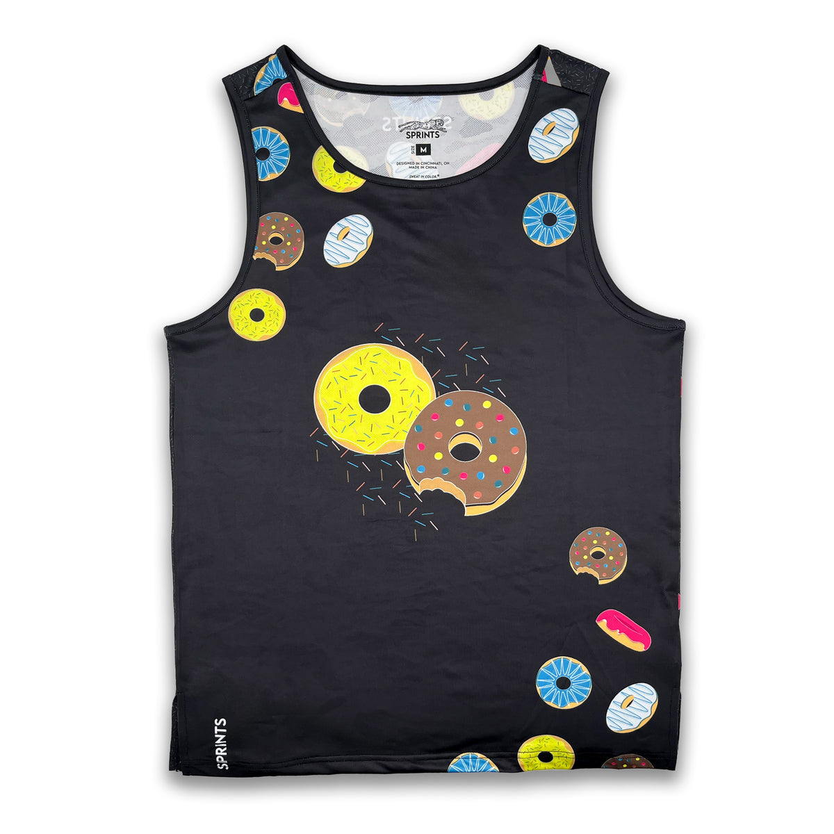 Mens Running Tank - Donuts – Sprints INC