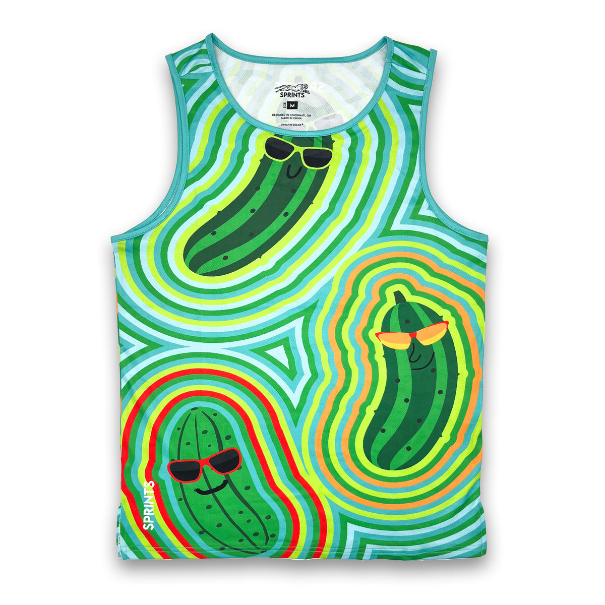 Mens Running Tank - Pickle Power – Sprints INC