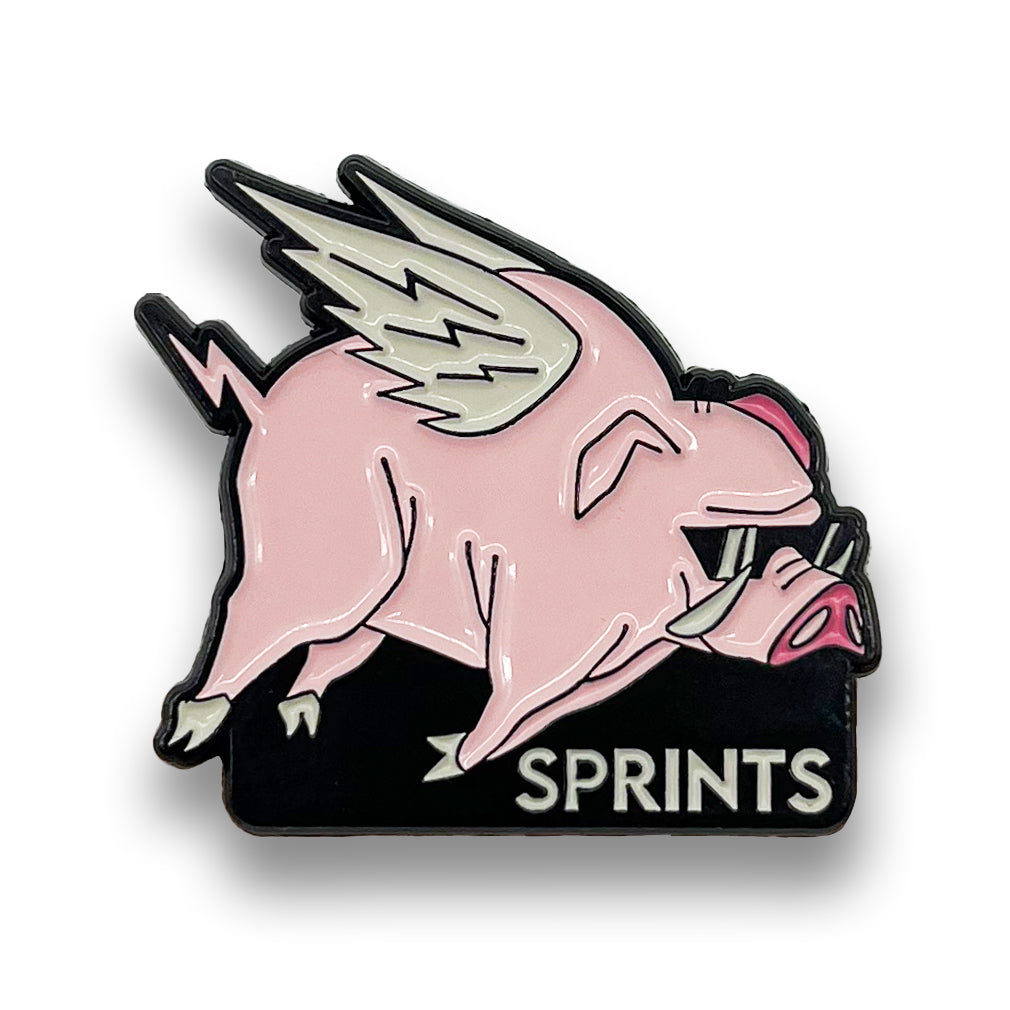Pig City Enamel Pin – Sprints INC