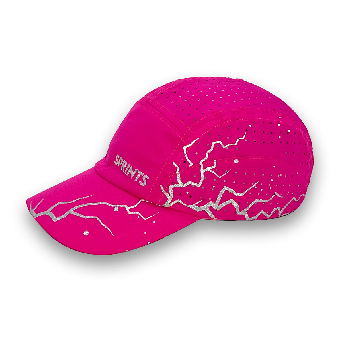 Dystopian Neon Pink Flash Reflective HyperG Hat (Unisex) – Sprints INC